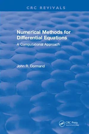 PDF Numerical Methods For Differential Equations By J R Dormand