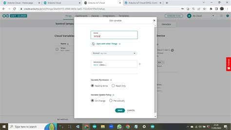 Simor Technology Membuat Project Di Arduino Iot Cloud Dengan Esp32