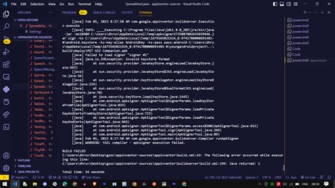 Error While Running Ant Command For Build Purpose Open Source Development Mit App Inventor
