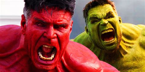 10 Biggest Differences Between The Hulk Red Hulk In The MCU To Know Before Captain America