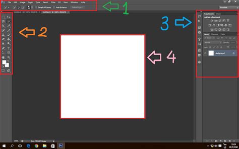 ส่วนประกอบของ Photoshop Cs6