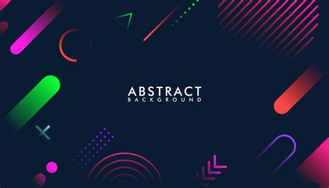 Abstract Geometric Gradient Background With Colorful 11873591 Vector