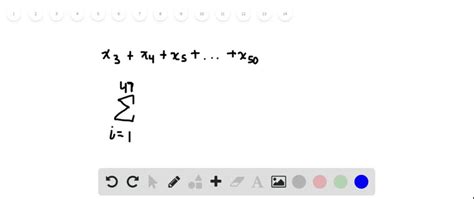 Solvedwrite Each Series In Summation Notation Use The Index I And