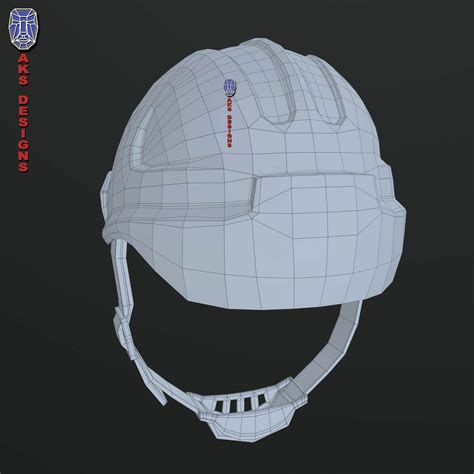 Cartoon Safety Helmet Prop V2 3d Model By Aks Designs