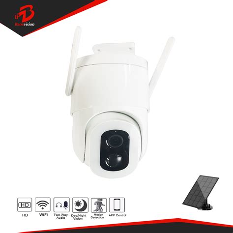 Solar Weatherproof Spotlight Color Night Ip Camera With 2 Way Talk Pan Camera And Wifi Pan Camera
