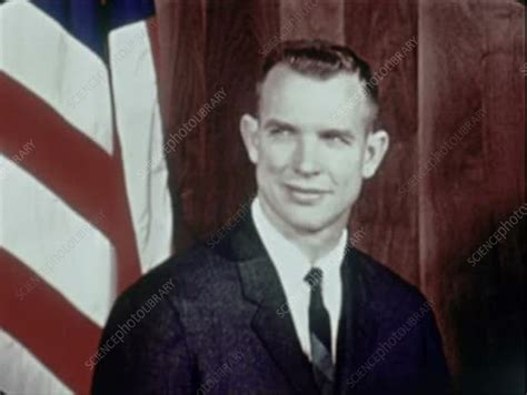 David R Scott At Press Conference Oct 1963 Stock Video Clip K005