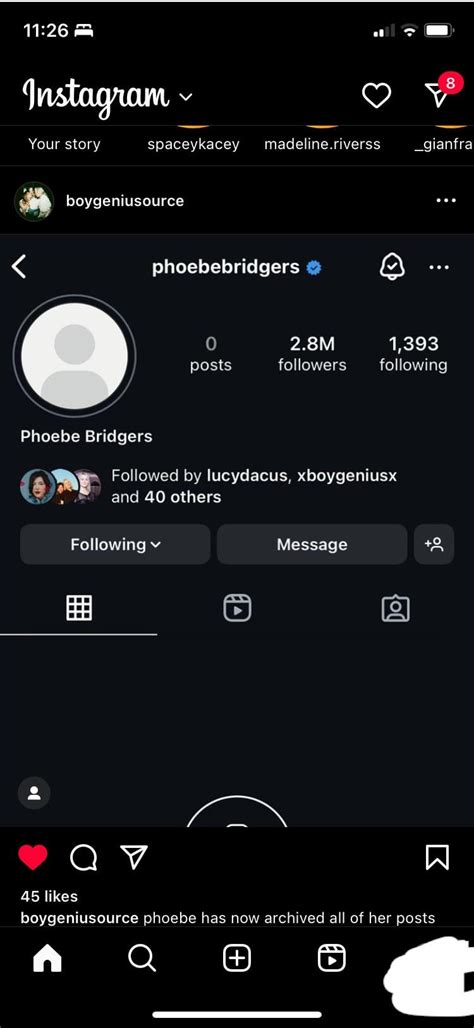Phoebe Bridgers Instagram Wipe R Phoebebridgers