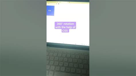 360° Rotation With The Help Of Css Trending Css Youtube