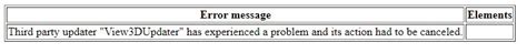 solved revit error third party updater view3dupdater autodesk