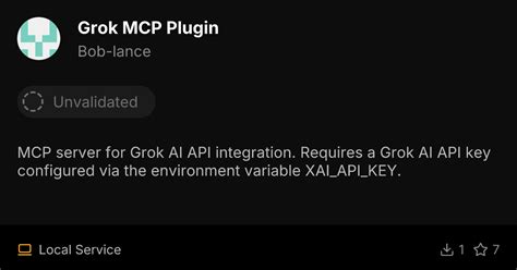 Grok Mcp Plugin Mcp Servers Lobehub