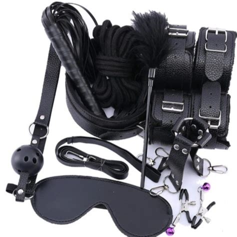 Kinx Black Bondage Luxury Bondage Set 14 Pieces Adult Luxury Rewards