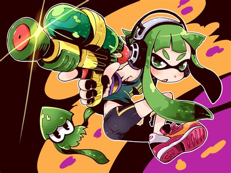 Inkling And Inkling Girl Splatoon And More Drawn By Amagaeru Hylathewet Danbooru