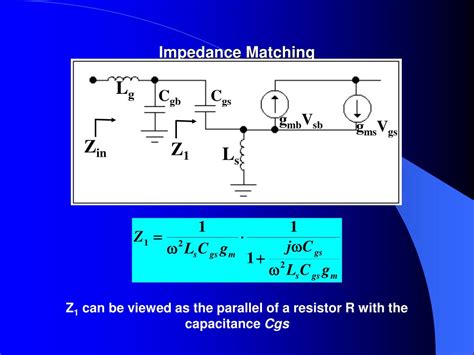 Ppt Design Of Rf Cmos Low Noise Amplifiers Using A Current Based Mosfet Model Powerpoint
