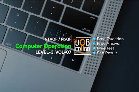 Computer Operation Level Suggestion V NSDA BTEB