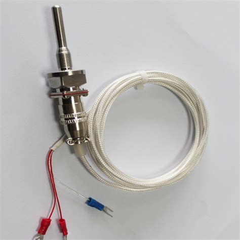 C Temperature Range Mm SS Probe Pin Connector PT Temperature Sensor Thermal