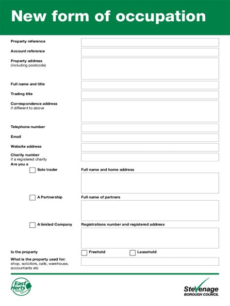 Fillable Online New Form Of Occupation Fax Email Print Pdffiller