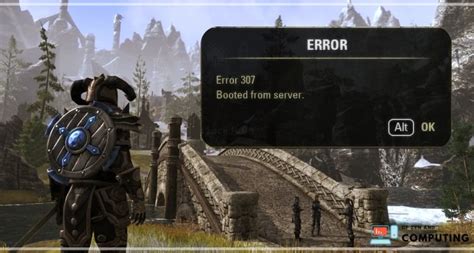 eso error 307 100 working fix march 2025 booted from server