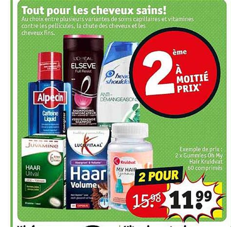 Promo Gummies Oh My Hair Kruidvat Comprim S Chez Kruidvat Icatalogue Fr