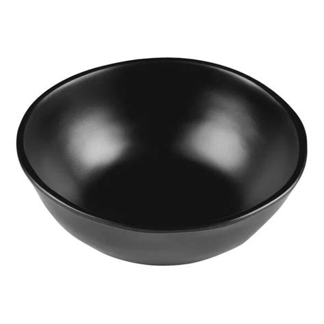 Elite Global Solutions Tenaya 16 Oz Black Round Melamine Bowl 6case