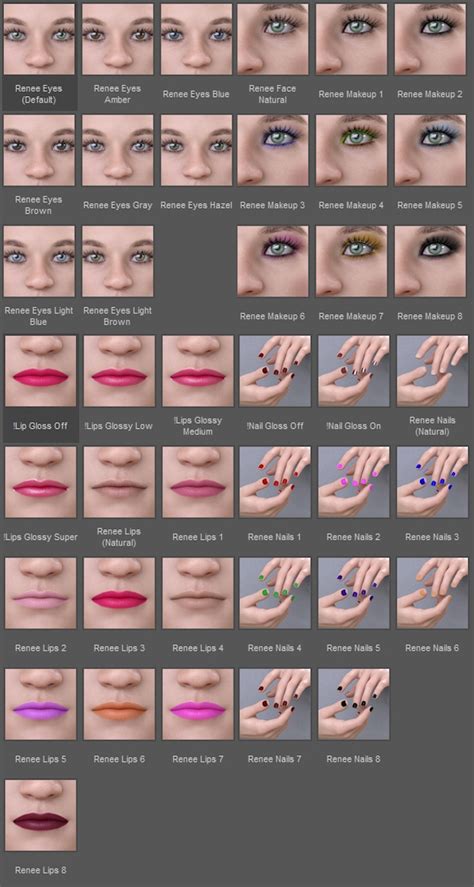 Krashwerks Renee For Gensis 8 Female 3d Figure Assets Krashwerks