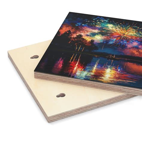Firework Display Wood Canvas Twv Store