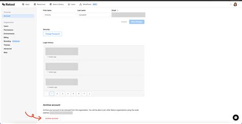 Delete My Account 💬 Account And User Management Retool Forum