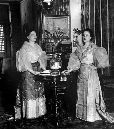 Traditional Filipiniana Dress Old Style