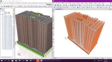 Export Model From Prota Structure To Etabs Revit News