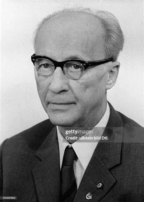 Johannes Dieckmann 19 01 1893 Politiker Ldpd Ddrliberal News Photo Getty Images