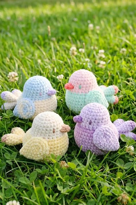 Crochet Bird Pattern For Beginners Free Cute Amigurumi Toy