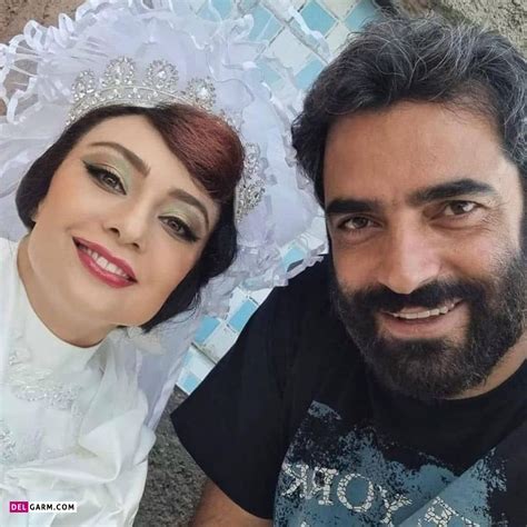 پشت صحنه سریال نیسان آبی یکتا ناصر در لباس عروس