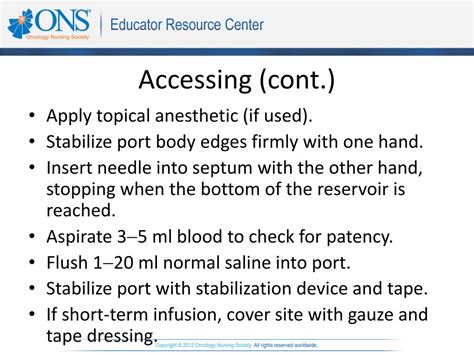 PPT Implanted Ports Procedure For Access And Care PowerPoint Presentation ID 5650362