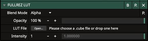 Resolume Cube Color Lut Plugin Ffgl