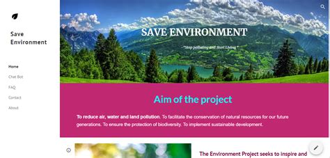 Github Koyyaaparna Save Environment Frt Final Project Description