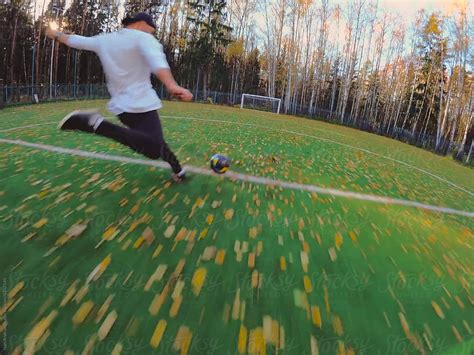 Soccer Ball Kick Fpv Drone Crash By Stocksy Contributor Ivan