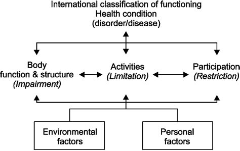 International Classification Of Functioning Icf Proposed By Who In Download Scientific