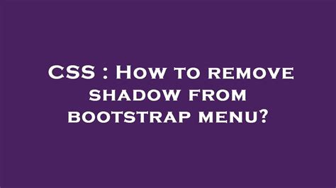Remove Box Shadow Bootstrap At Kayla Frayne Blog