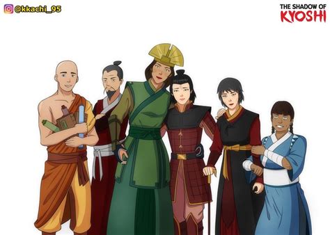 Team Avatar Jinpa Nyahitha Avatar Kyoshi Rangi Hei Ran And Atuat In 2024 Avatar Kyoshi