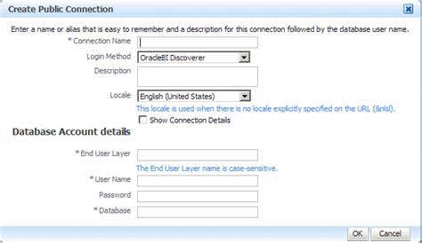 Managing Oracle Bi Discoverer Connections