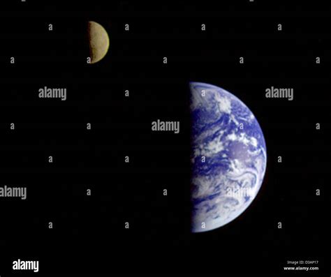 Nasa Captures An Image Showing Earth And The Moon Together From Space