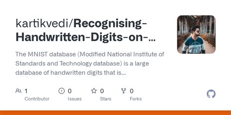 Github Kartikvedirecognising Handwritten Digits On Mnist Dataset