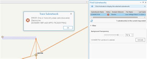 Solved Trace Subnetwork Error Message Globalid Cannot Be Esri