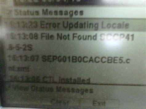 7961 Upgrade Firmware Error Cisco Community