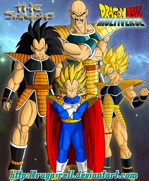 The Saiyans From Universe 13 By Ruga Rell On Deviantart