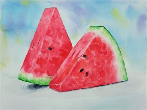 너무 쉬운 수박 그리기