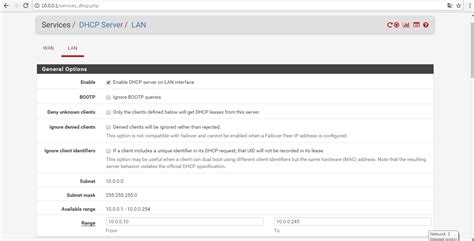 Pfsense Router Firewall Hướng dẫn cấu hình DHCP Server và DHCP Relay trên Pfsense
