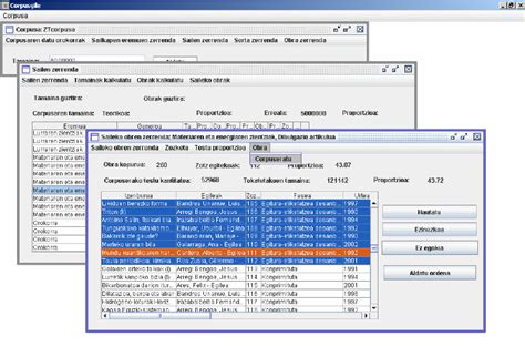 Main Interface For The Corpus Builder Download Scientific Diagram