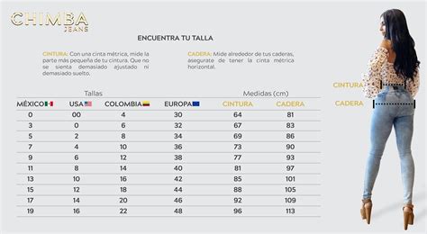 Guia De Tallas Colombiana De Jeans 42 Off