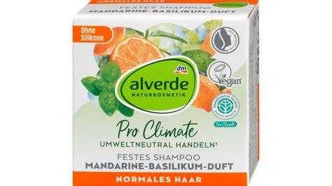 Čvrsti šampon ALVERDE Pro climate mandarina i bosiljak 60g Cenoteka