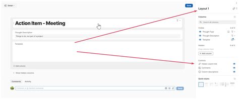 disable show hidden columns in subtable start here coda maker